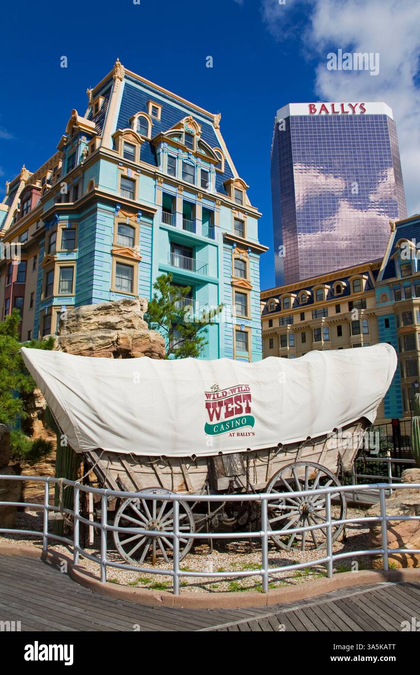 Wild Wild West Casino, Atlantic City Boardwalk, New Jersey, USA Stock ...