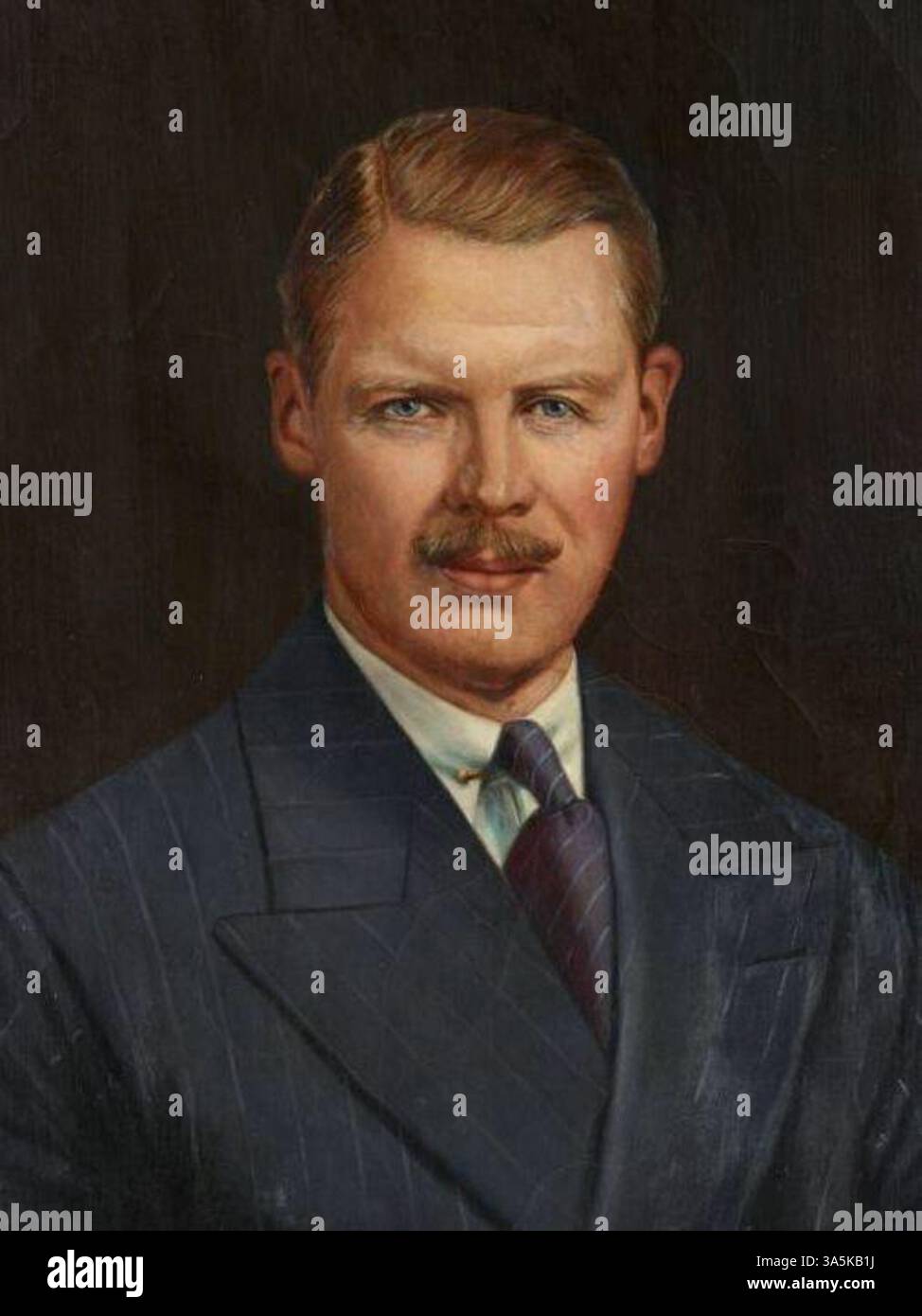 A 1941 painting depicting Carl Rudolf Bergman, the former Mayor of ...