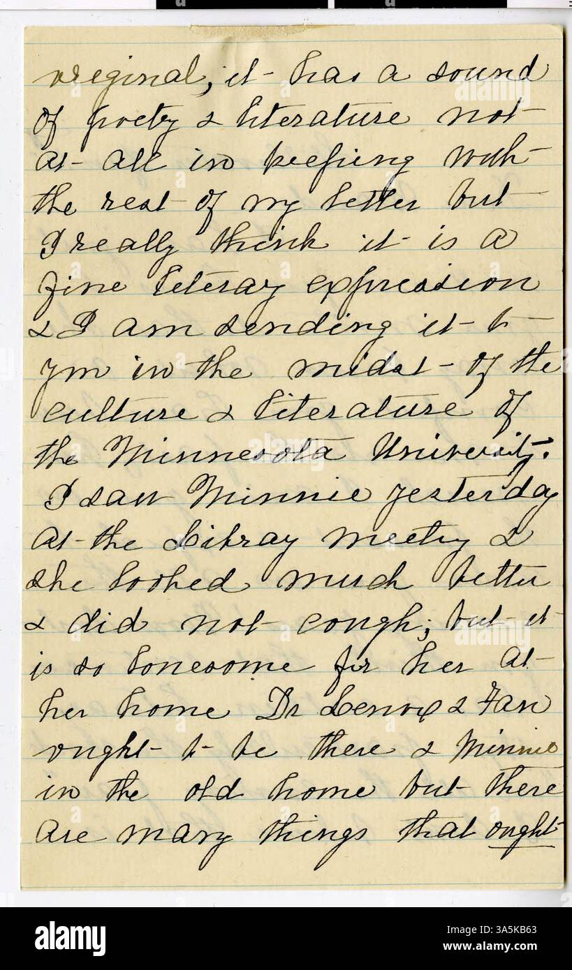 Handwritten personal letter from helen hi-res stock photography and ...