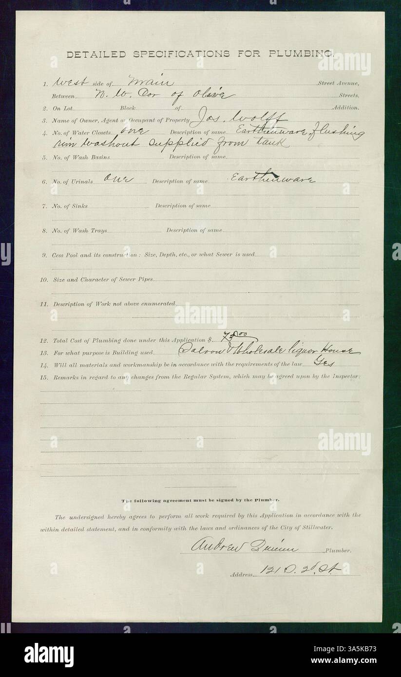 Building permit number 47 hi-res stock photography and images - Alamy