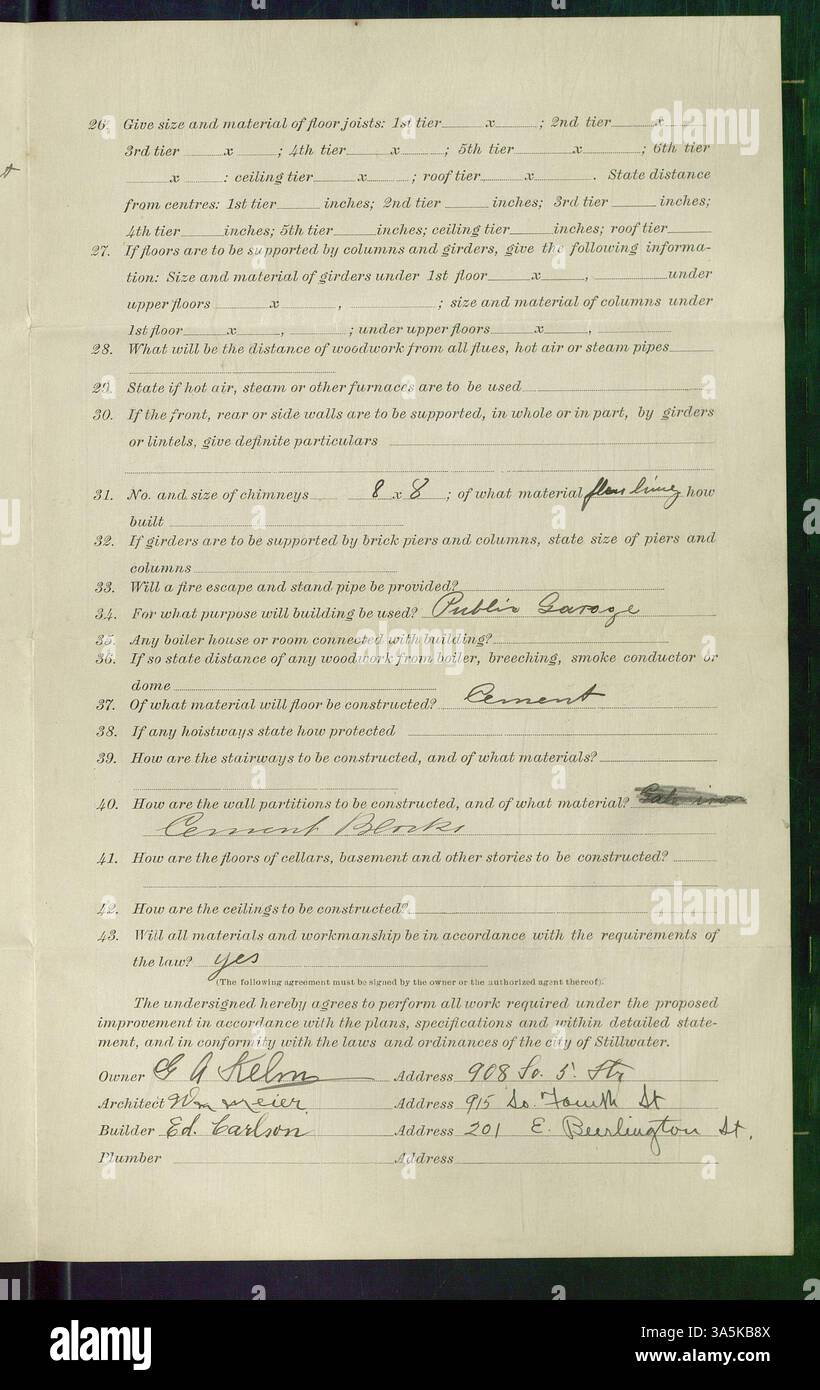 Building permit granted for a new structure on North Main Street ...