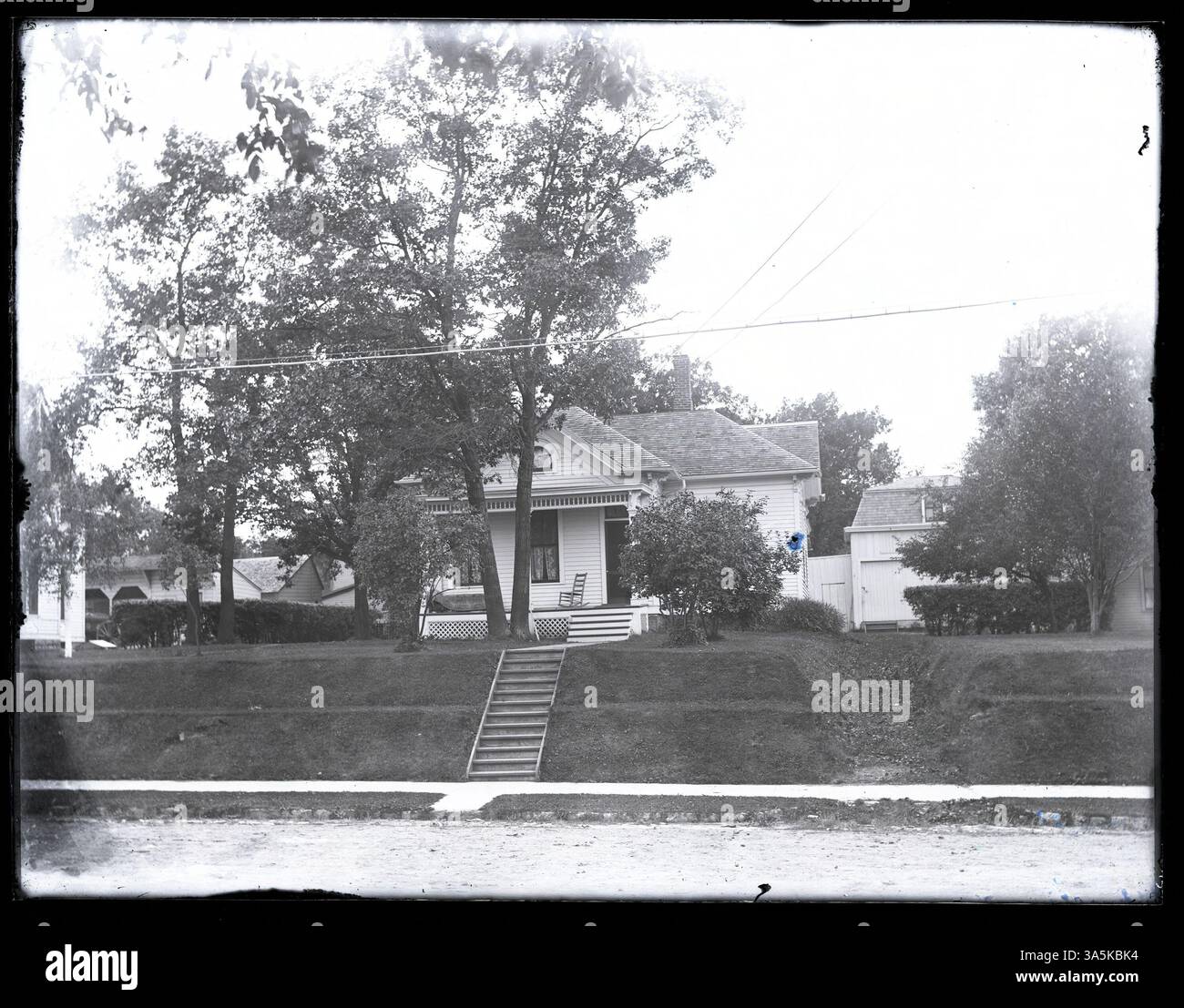 This photo shows the exterior of the Holcombe House and Barn, located ...