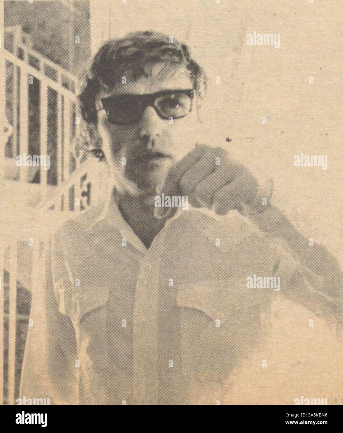 This image features Dennis Hopper during his interview published in the ...