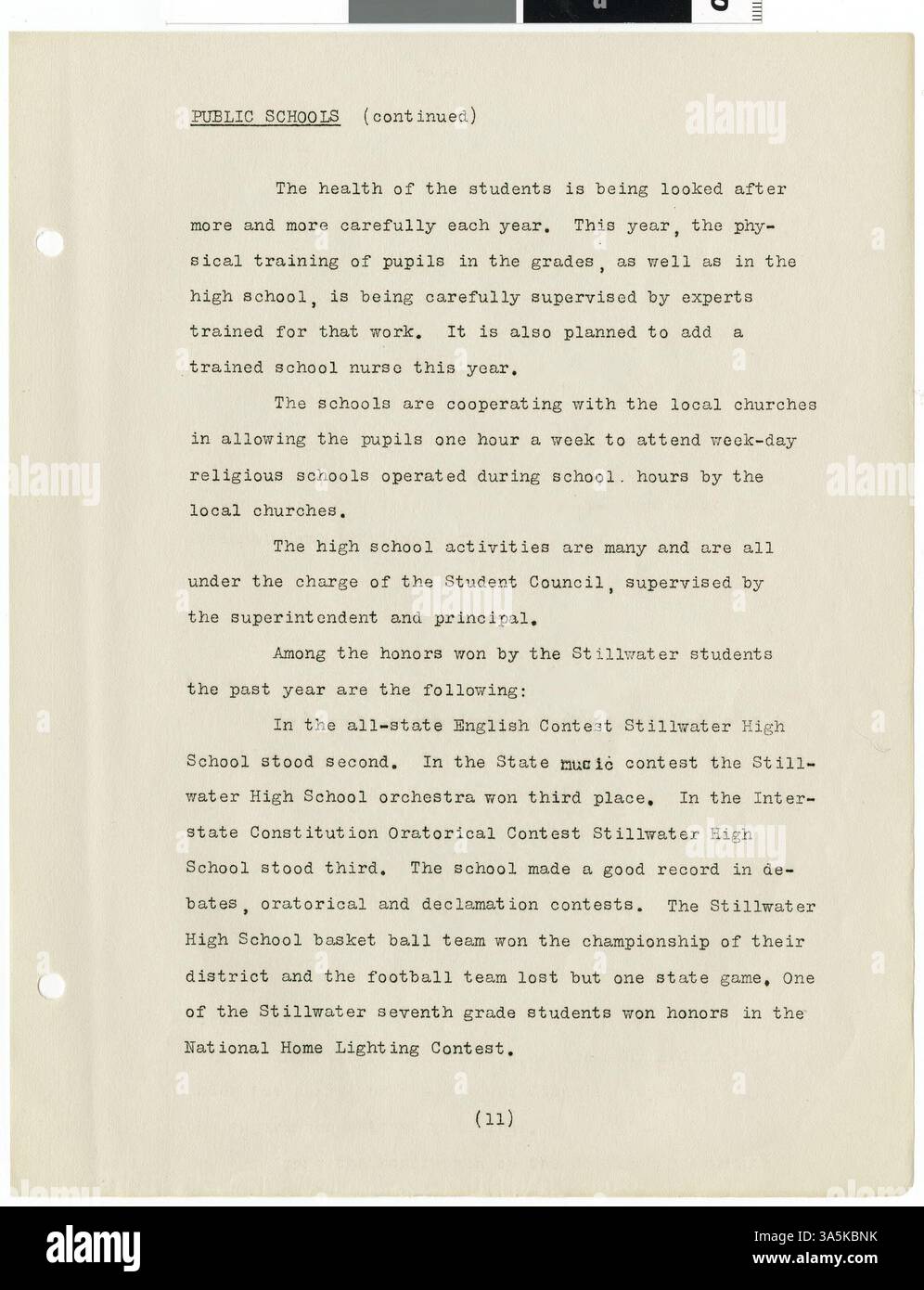 A comprehensive industrial survey detailing Stillwater’s local ...