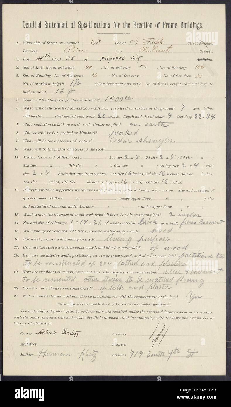 Albert erlitz builder hi-res stock photography and images - Alamy