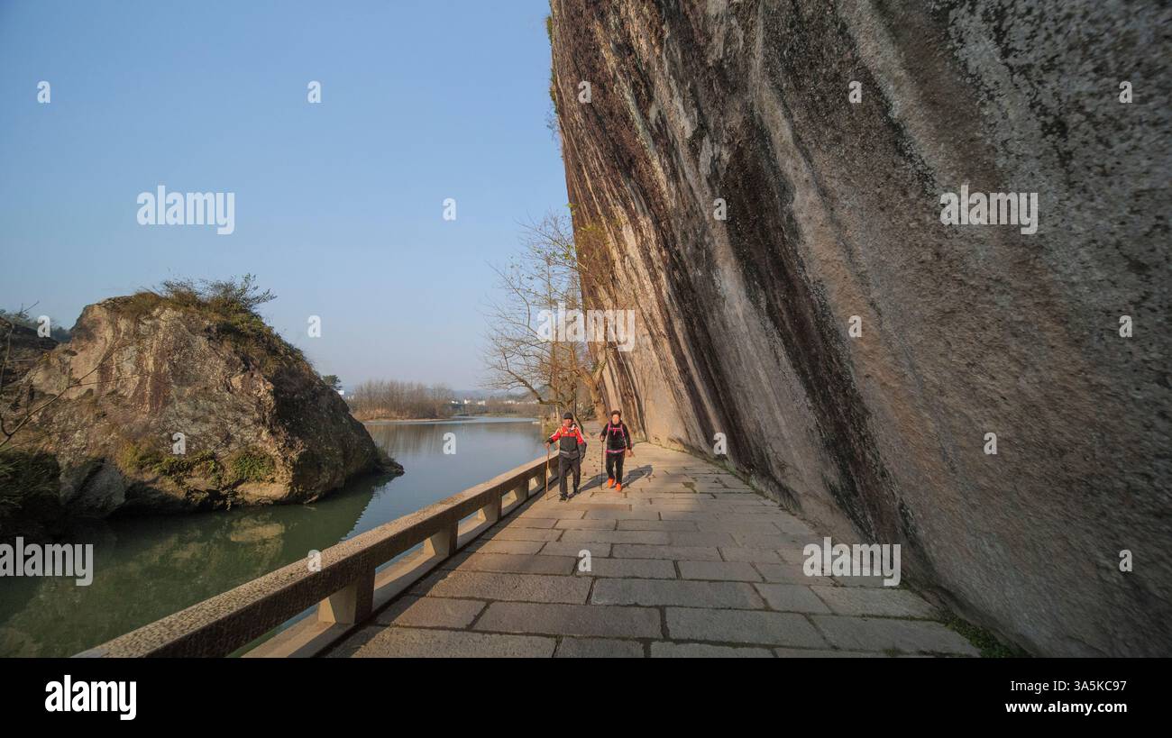 natural scenery of Xiandu Scenic Area in Jinyun, Lishui, Zhejiang ...