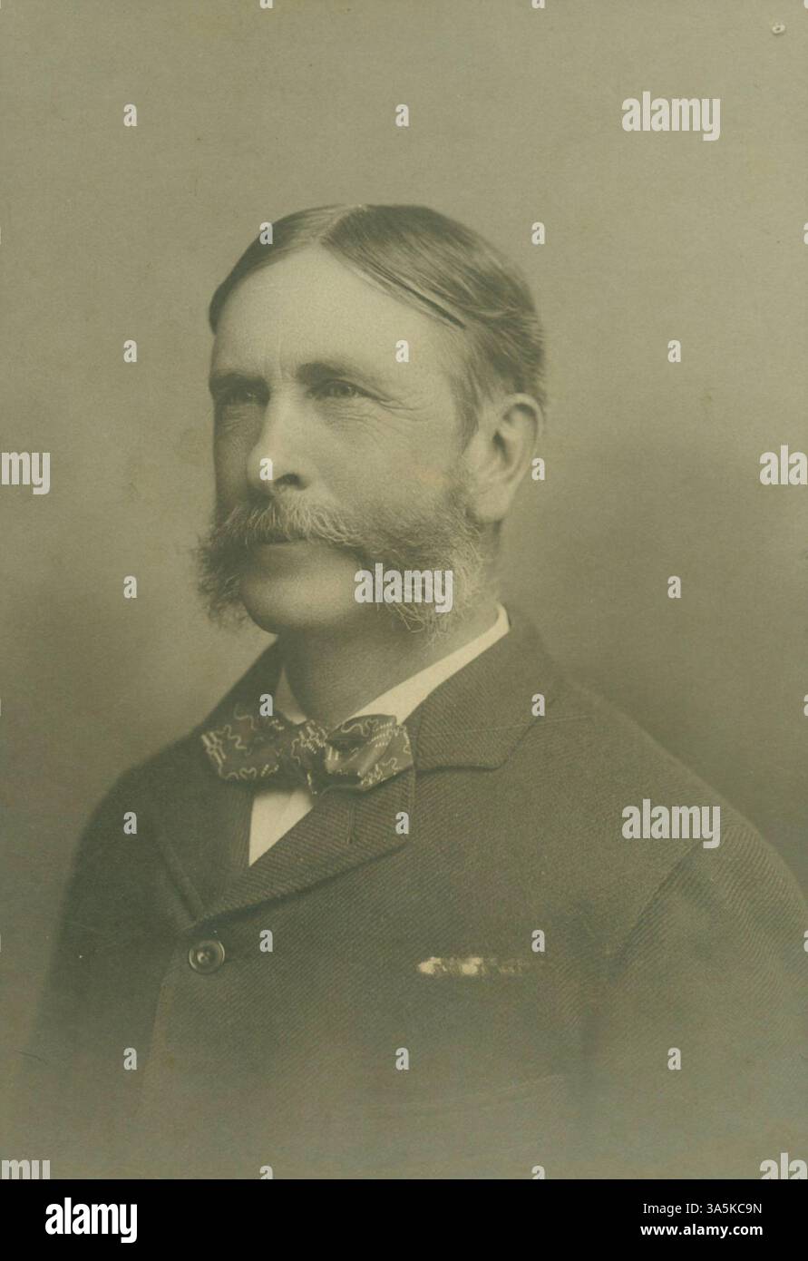 A portrait of Colonel Charles F. Morse, an influential figure from the ...