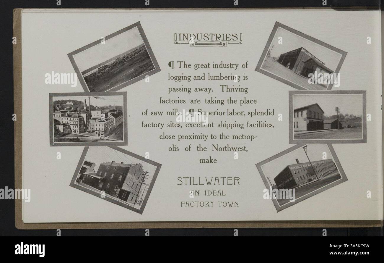 A publication promoting Stillwater as a manufacturing and industrial ...