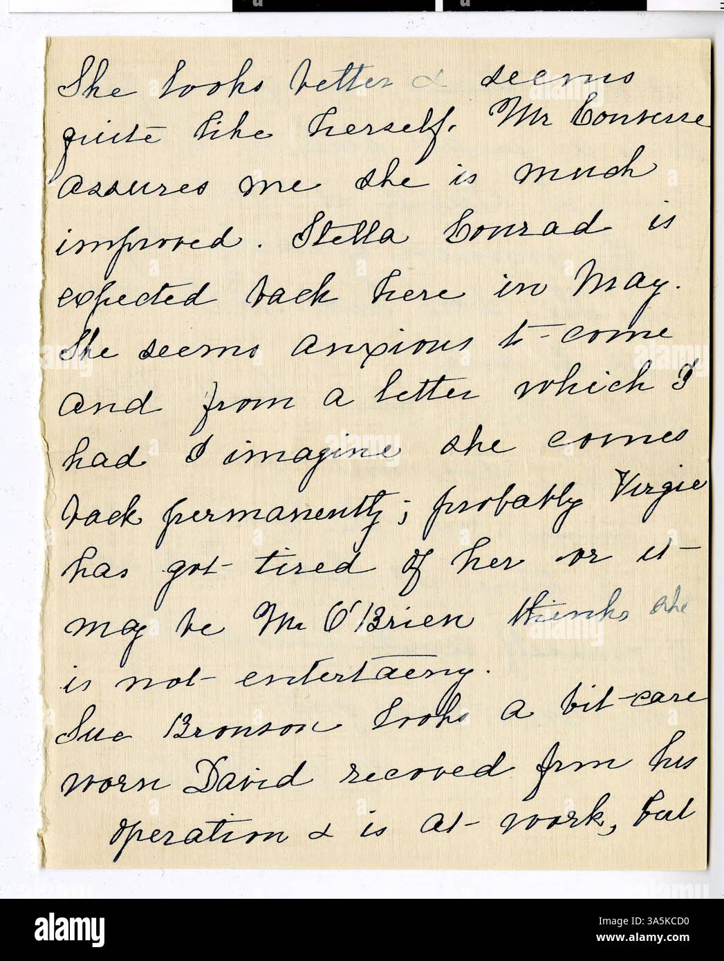 This 6 page handwritten letter from nellie mccluer of stillwater hi-res ...