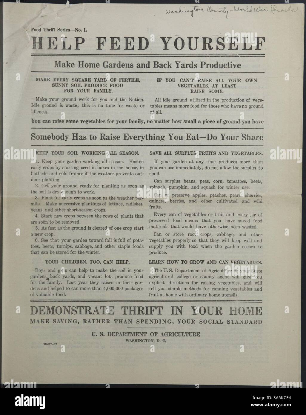 World war i propaganda pamphlet hi-res stock photography and images - Alamy