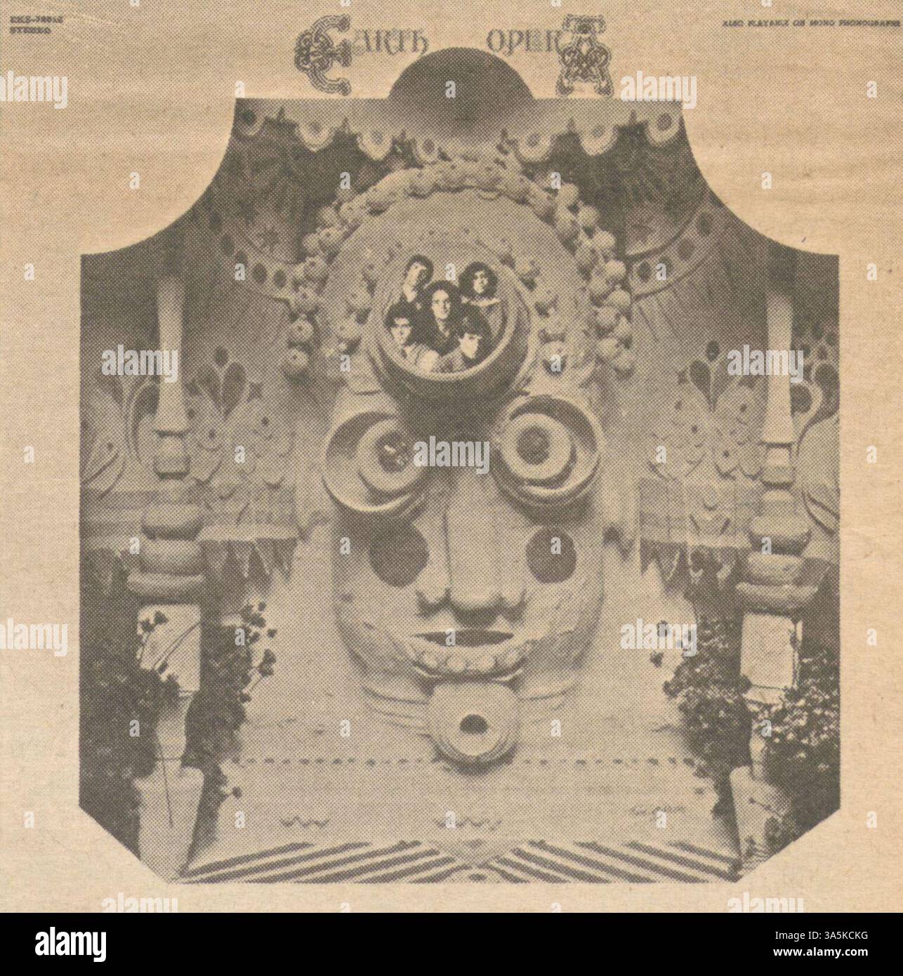 This album jacket for *Earth Opera* features striking artwork that ...