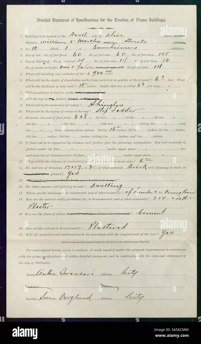 Sean burgland permit granted on april 30 hi-res stock photography and ...