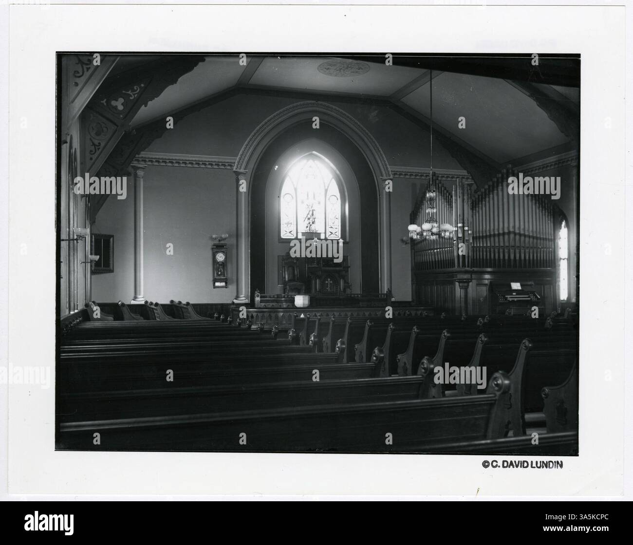 Interior view of Trinity Lutheran Church, Stillwater, Minnesota ...