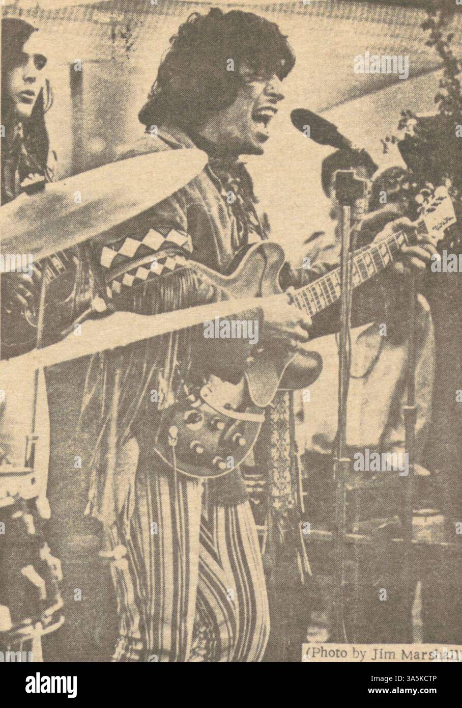 This 1968 photograph, taken by Jim Marshall, captures musician Dino ...