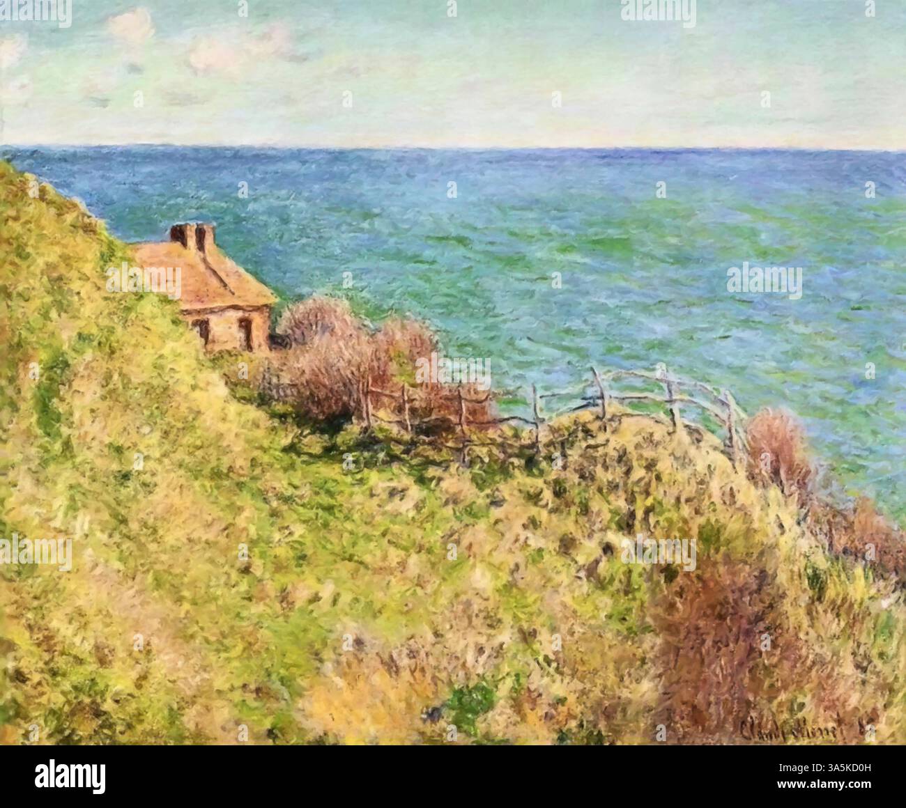 The customs house, 1882 (Painting) by Monet, Claude (1840-1926) French ...