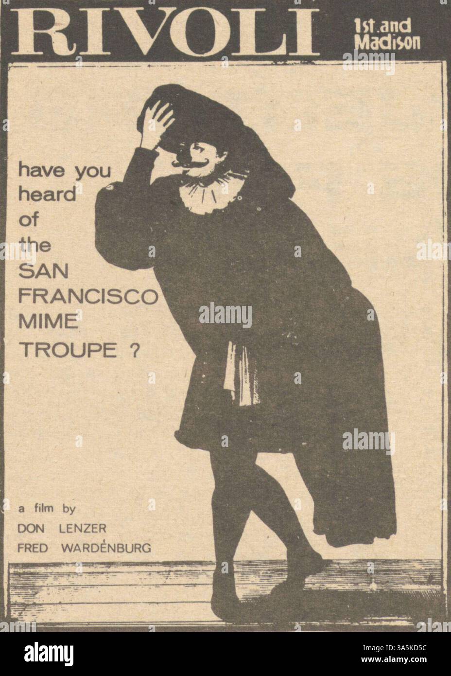 This advertisement for a 1968 documentary film about the San Francisco ...