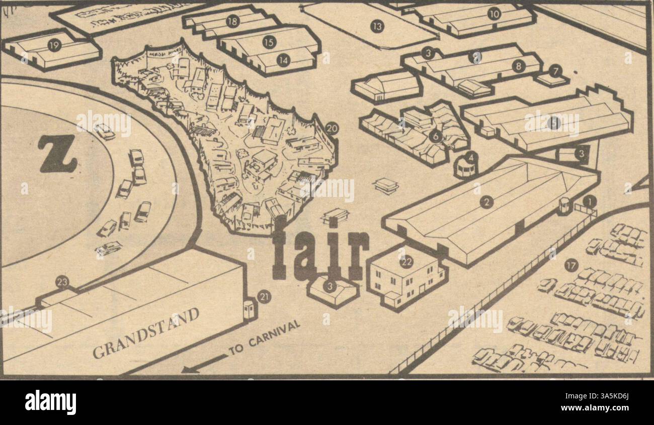 Fair grounds map hi-res stock photography and images - Alamy