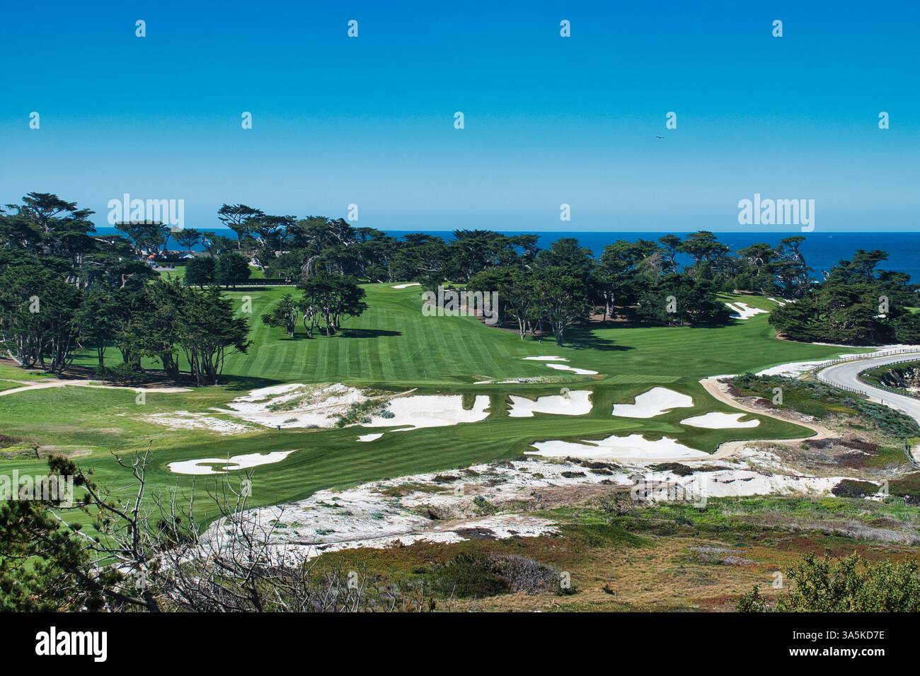 Cypress Point Golf Club, Pebble Beach, California, USA View of the ...