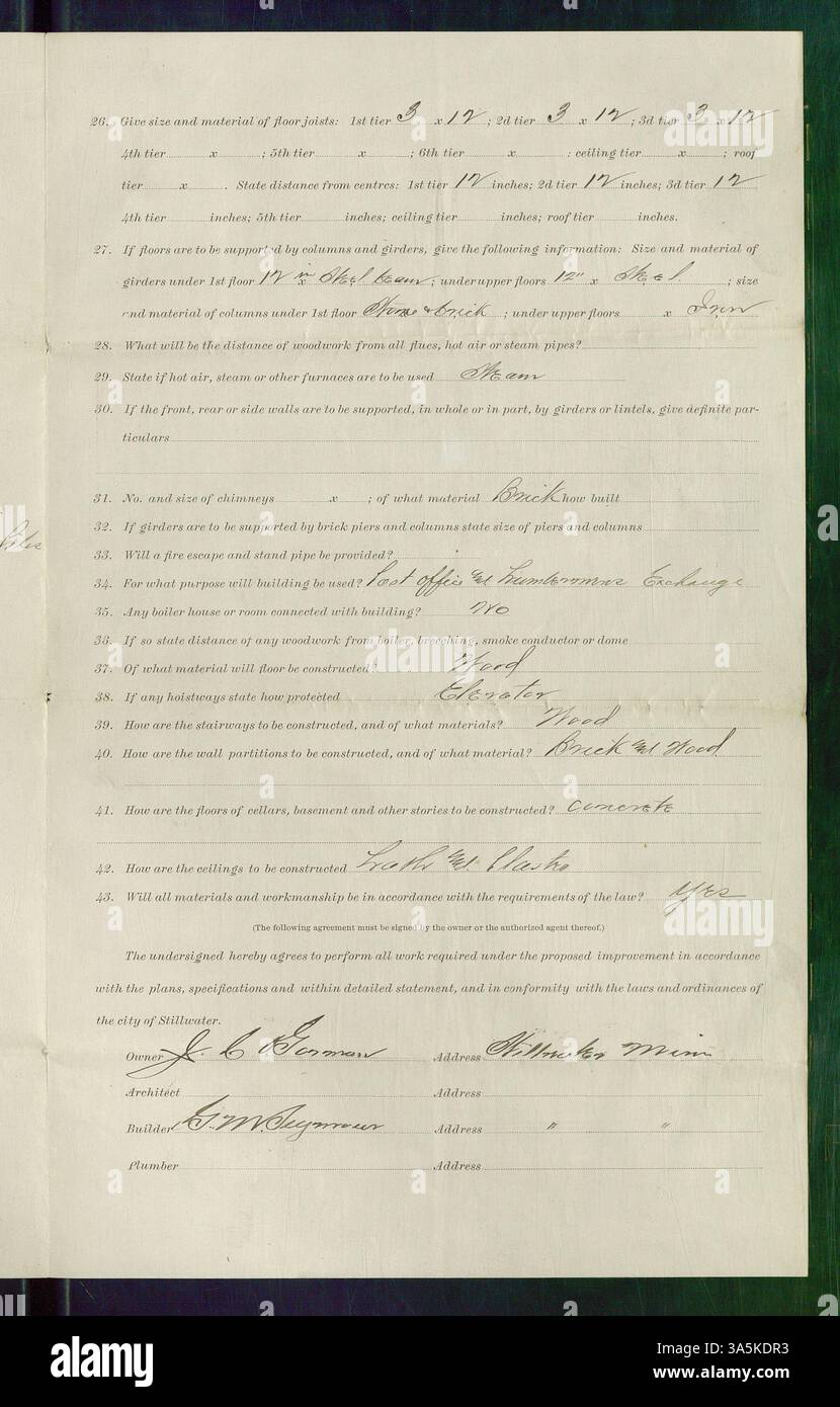 On May 12, 1890, a permit was granted for the construction of a new ...