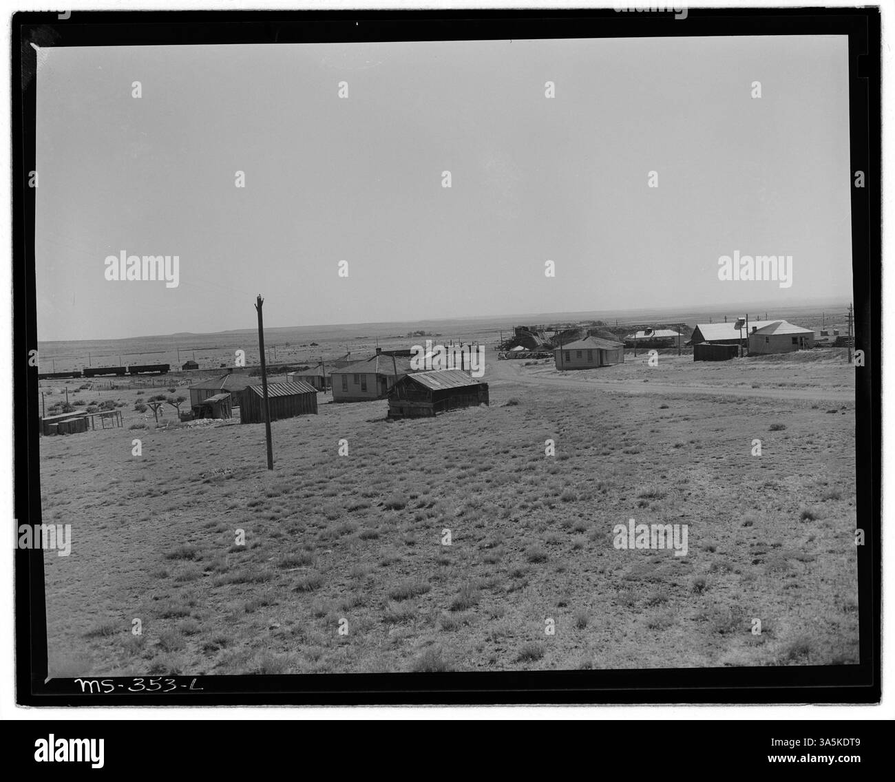 This photograph depicts a coal mining camp located northwest of ...