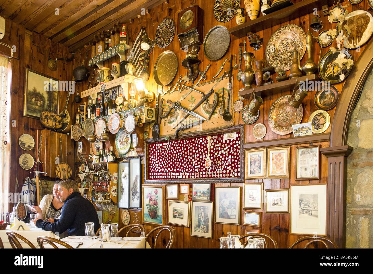 |Greece Kalabaka Restaurant Meteora Stock Photo - Alamy