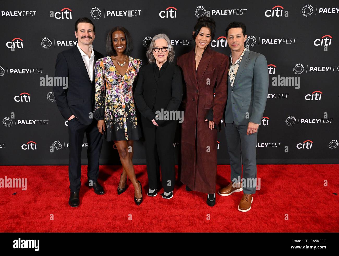 Hollywood, USA. 23rd Mar, 2025. Jason Ritter, Skye P. Marshall, Kathy ...