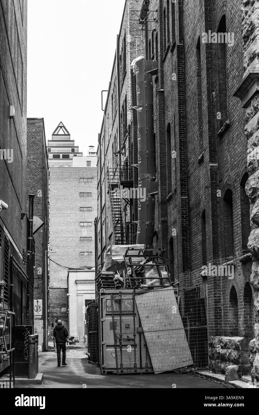 Montreal, Canada - March 16 2025： People celebrating the Saint Patrick ...