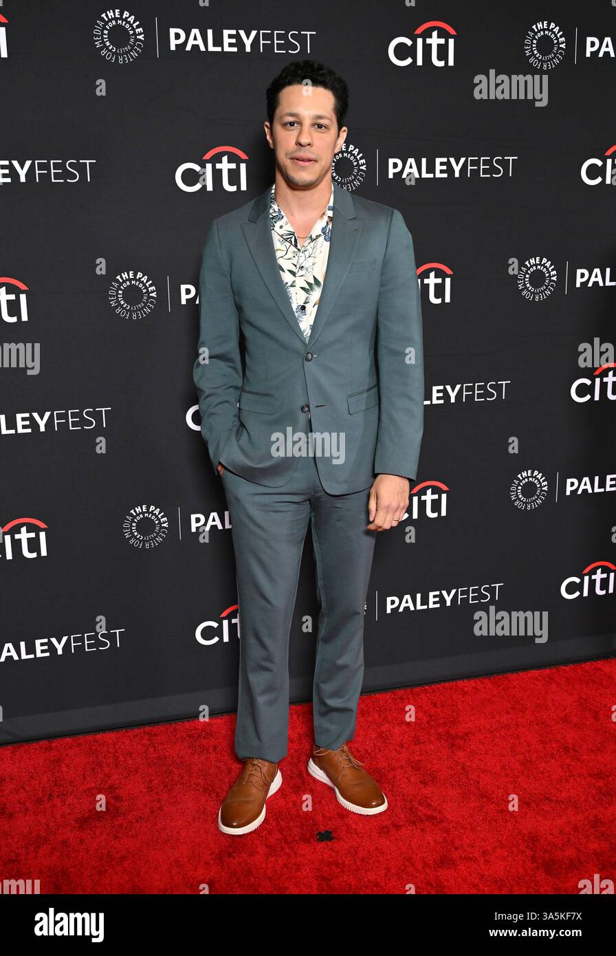 Hollywood, USA. 23rd Mar, 2025. David Del Rio arriving at “Matlock ...