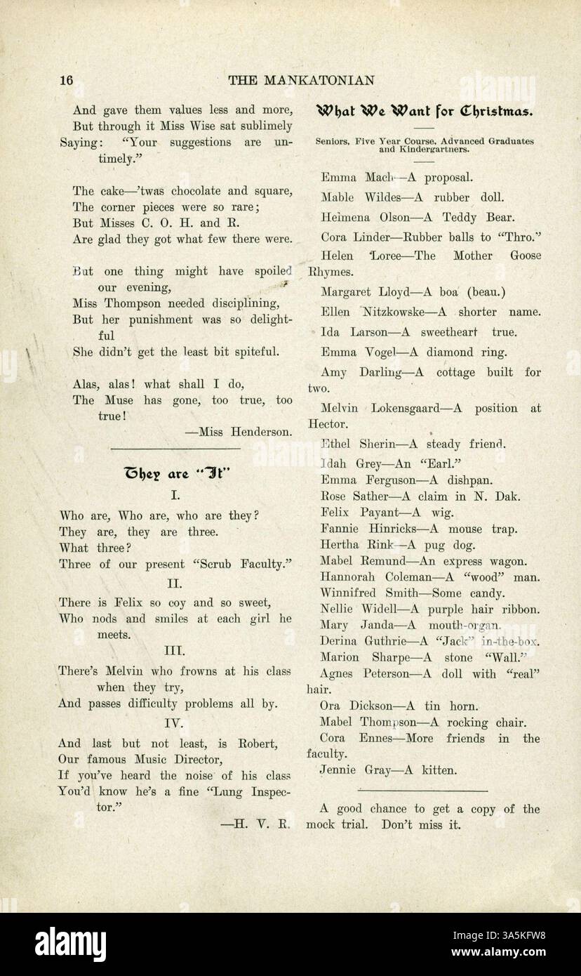 Provides a snapshot of student life at minnesota state university hi ...