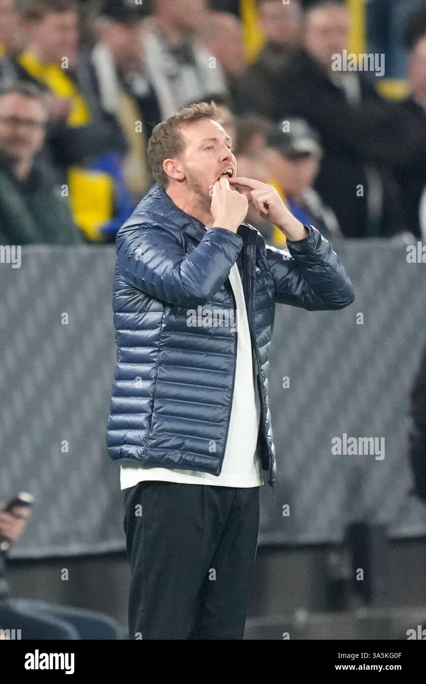 Germany's head coach Julian Nagelsmann gestures during the Nations ...