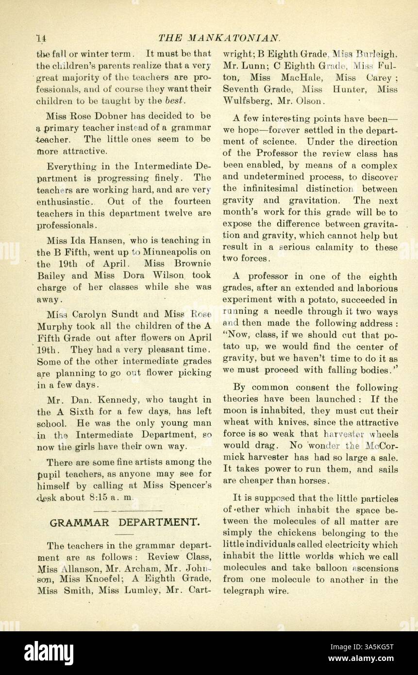 Advertisements from local businesses during the late 19th century hi ...