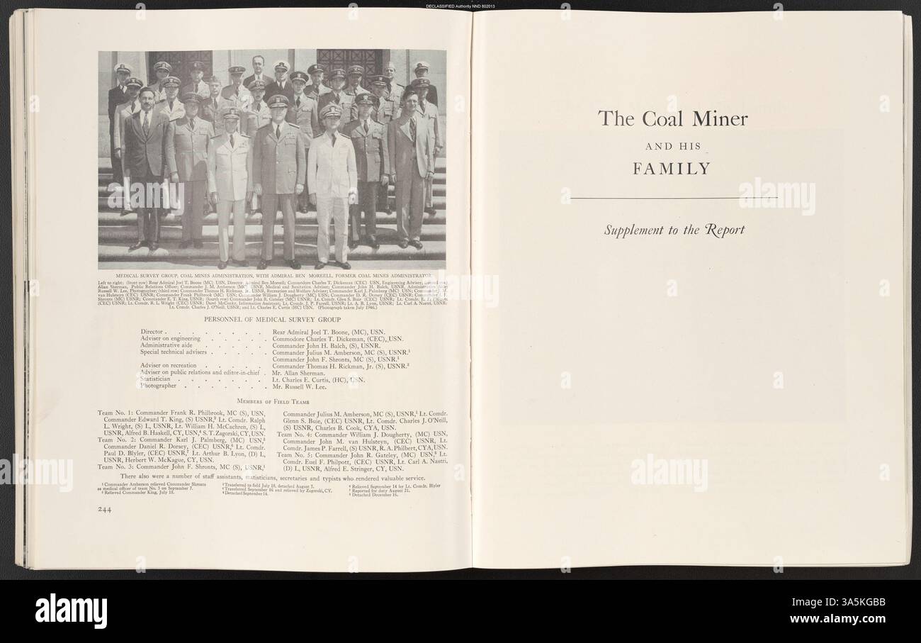The Final Report: Medical Survey IV, 1947, provides detailed medical ...