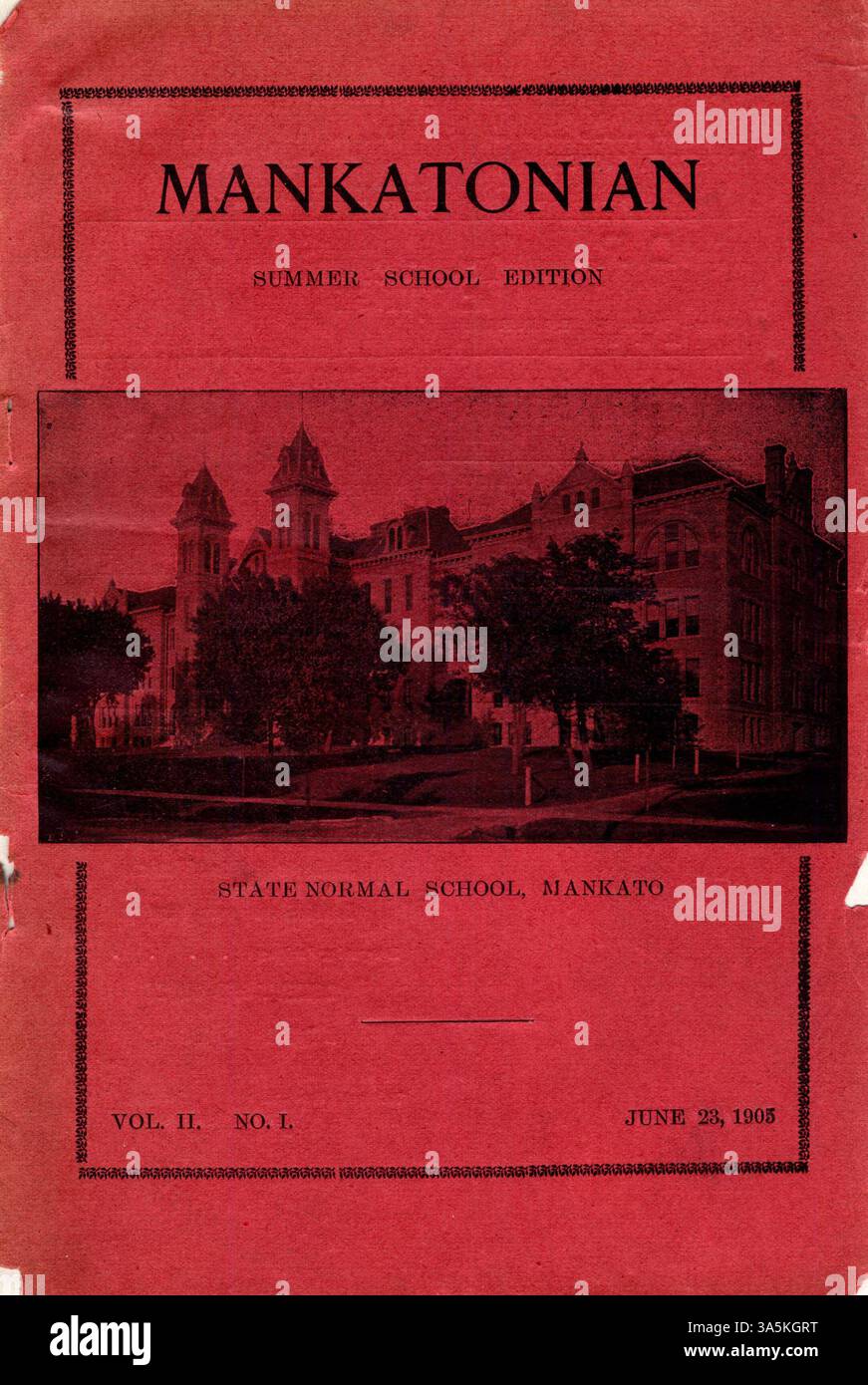 The Mankatonian Summer School Edition, published in June 1905, featured ...