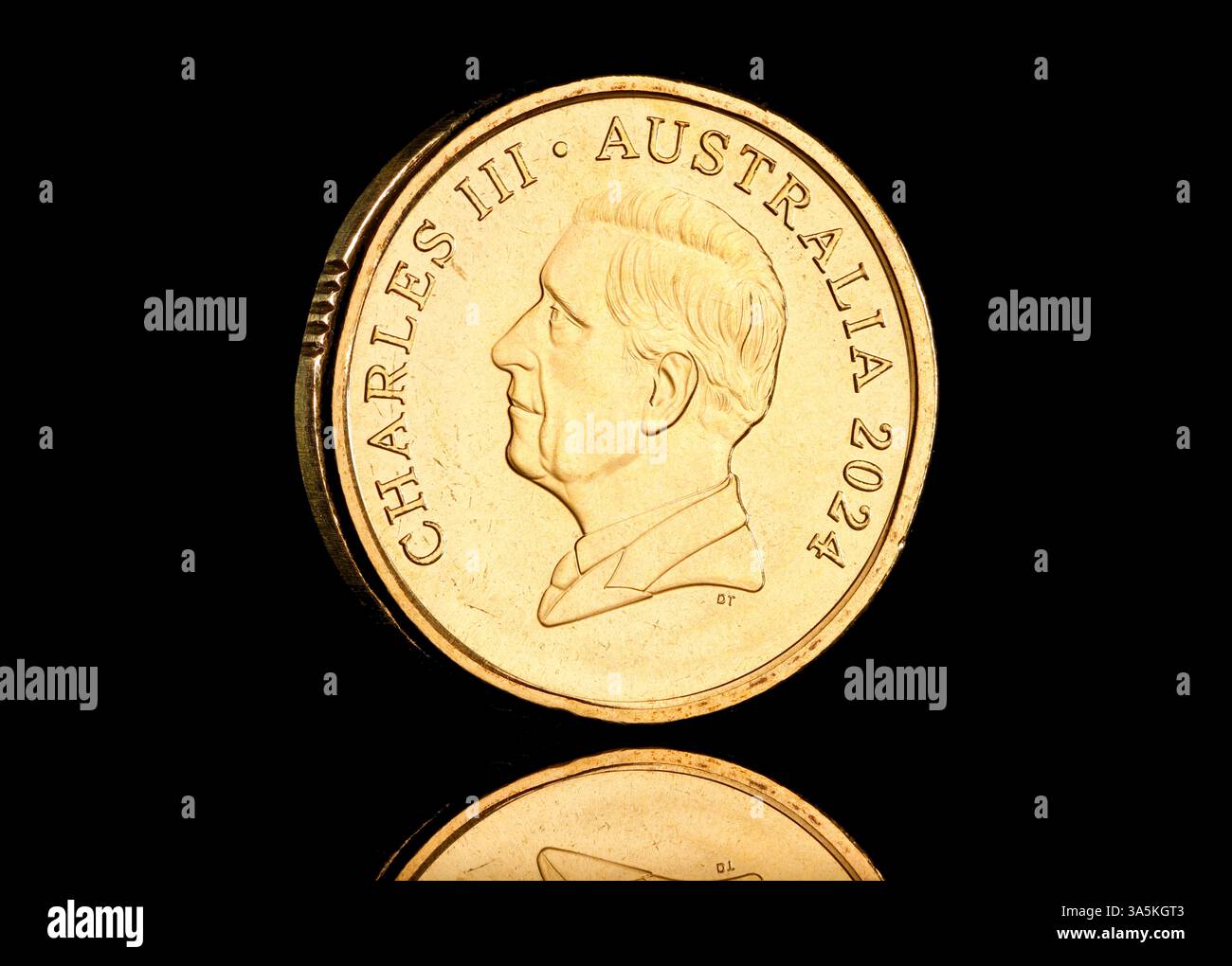 2024 Australian $2 coin featuring a portrait of King Charles III by ...