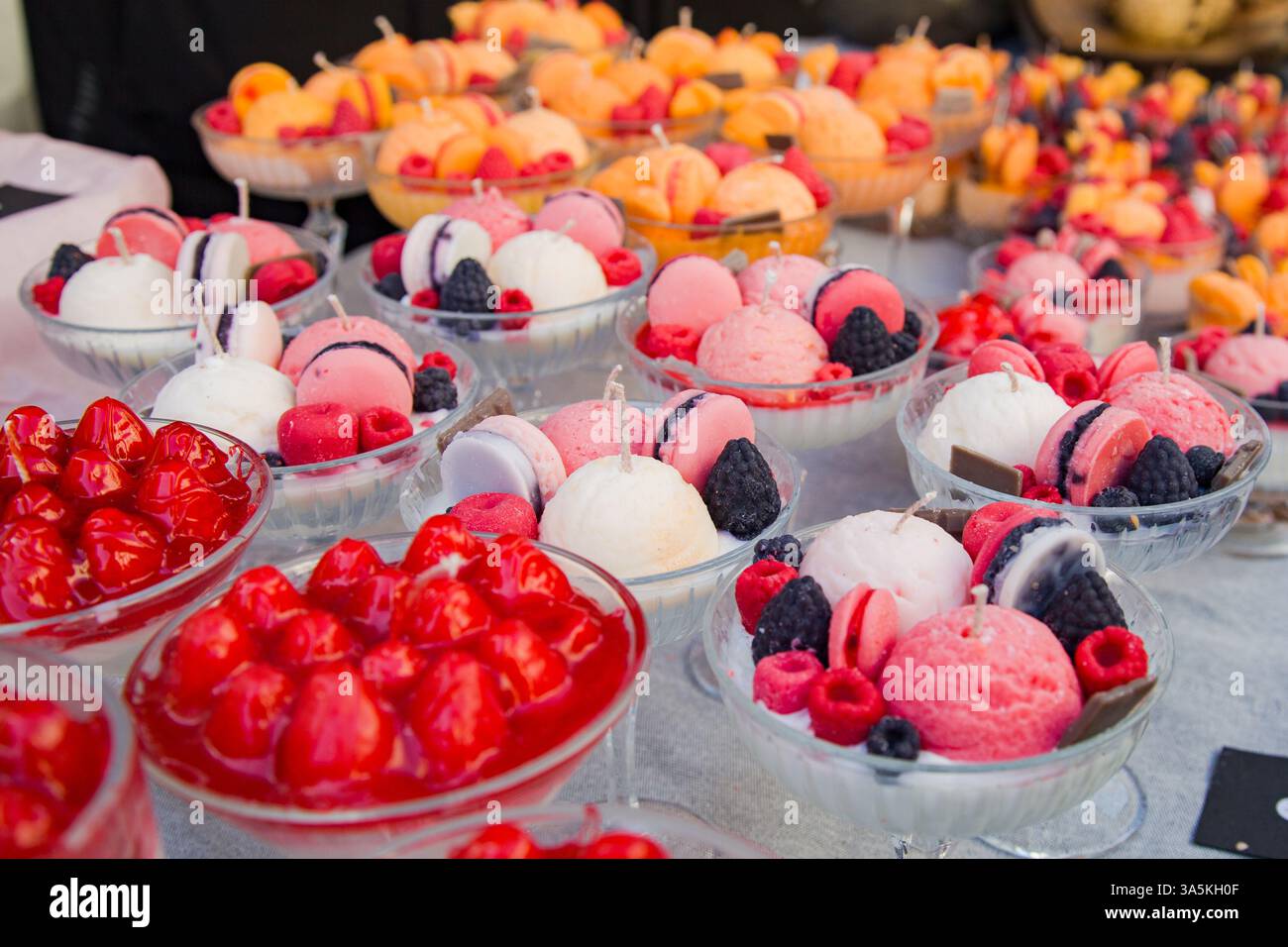 Food inspired candles hi-res stock photography and images - Alamy