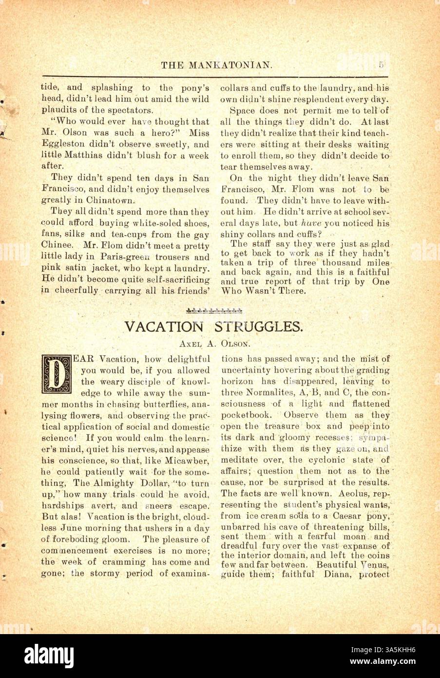 Volume 14, Issue 1 of The Mankatonian, published in September 1902 ...