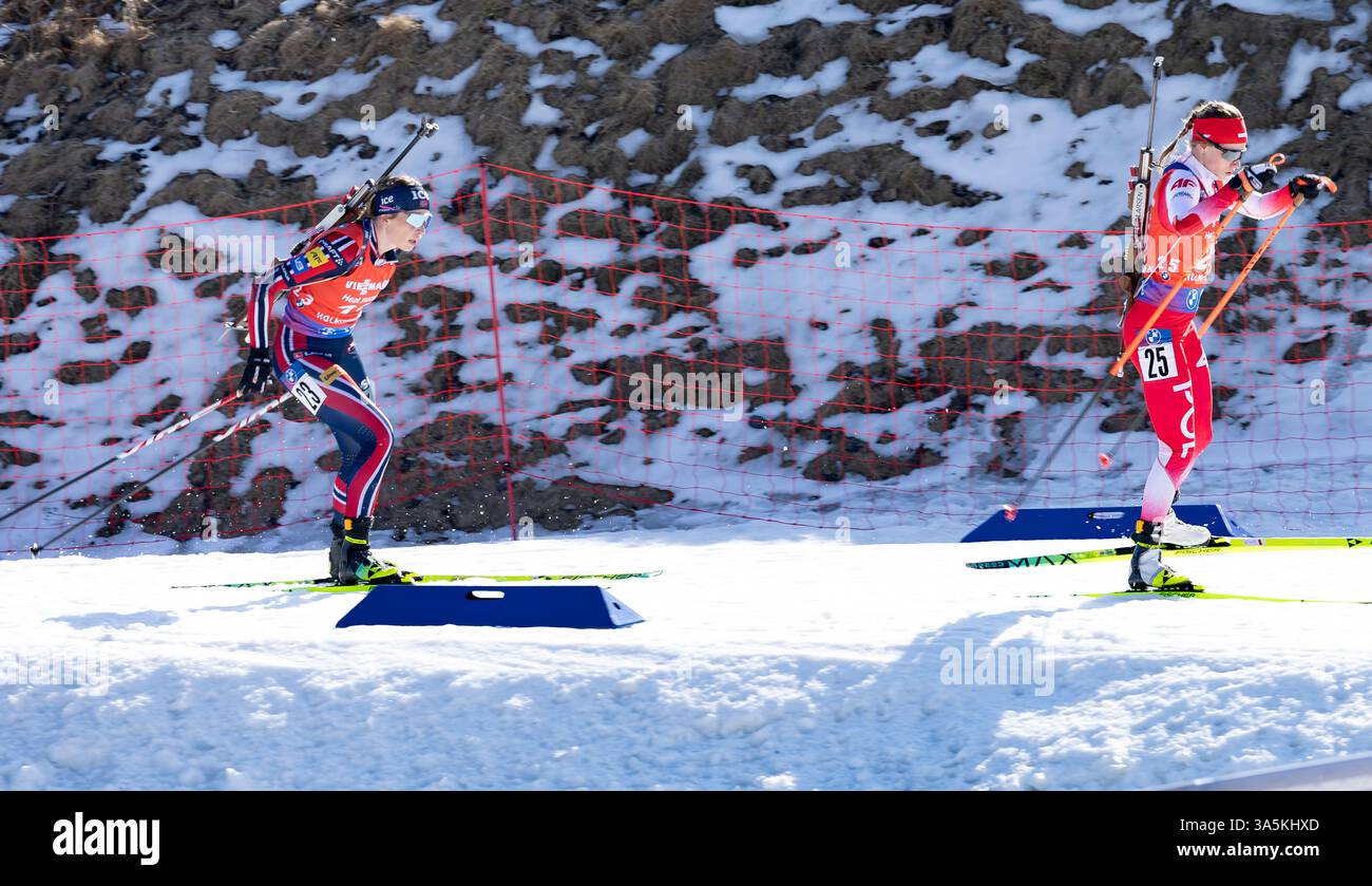 Oslo, Norway 23 March Natalia Sidorowicz of Poland competes in the ...