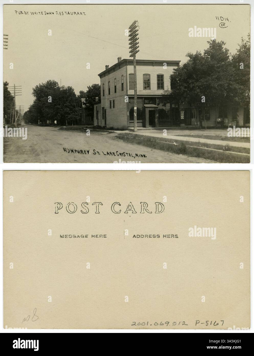 This image captures Humphrey Street in Lake Crystal, Minnesota ...