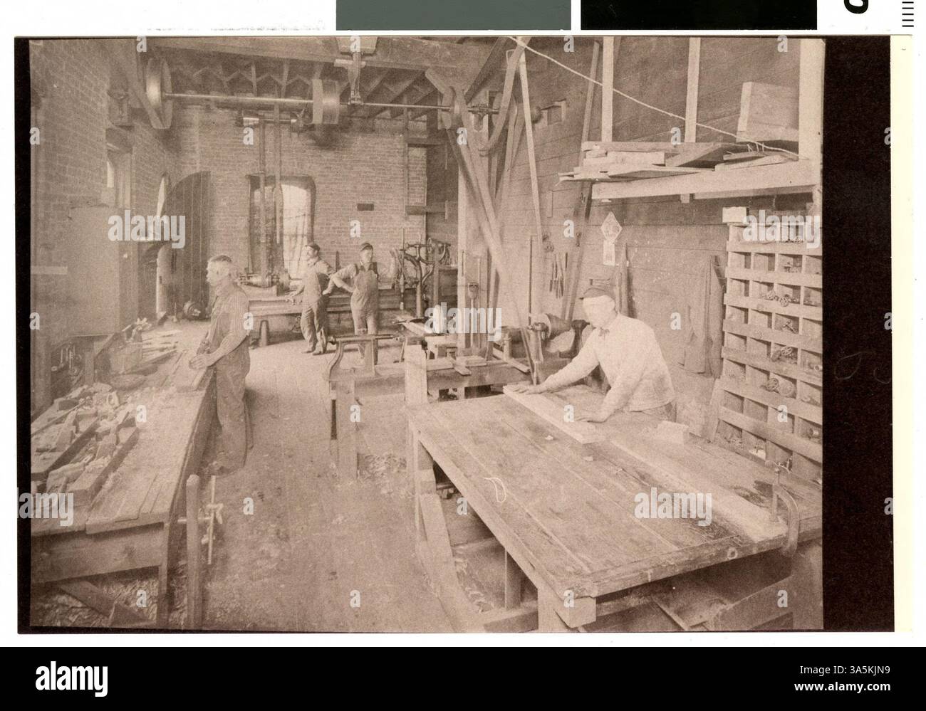 Interior view of Mankato Mills Company and Hosiery, Mankato, Minnesota ...