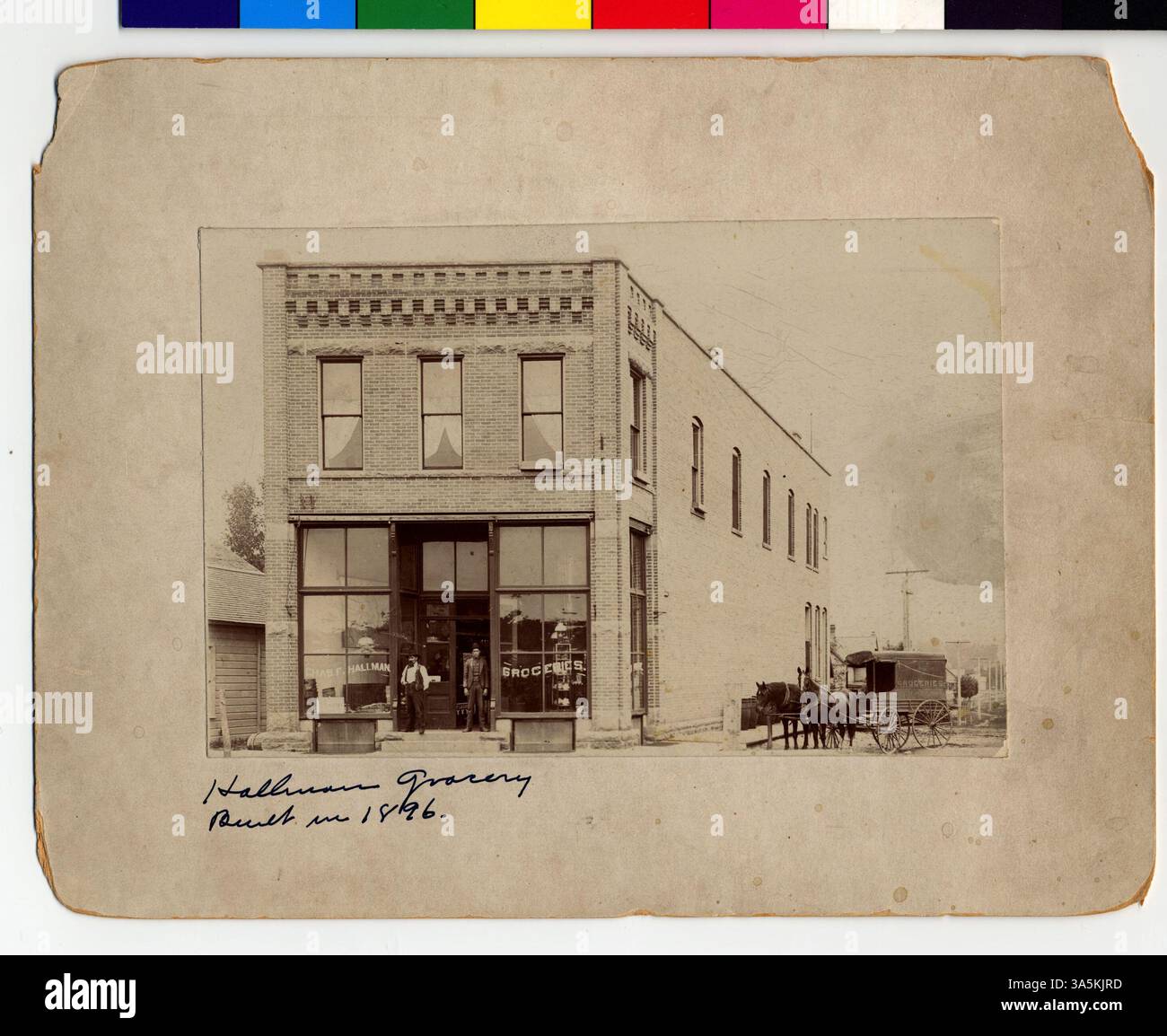 The Charles F. Hallman Grocery Store in Mankato, Minnesota, is shown ...