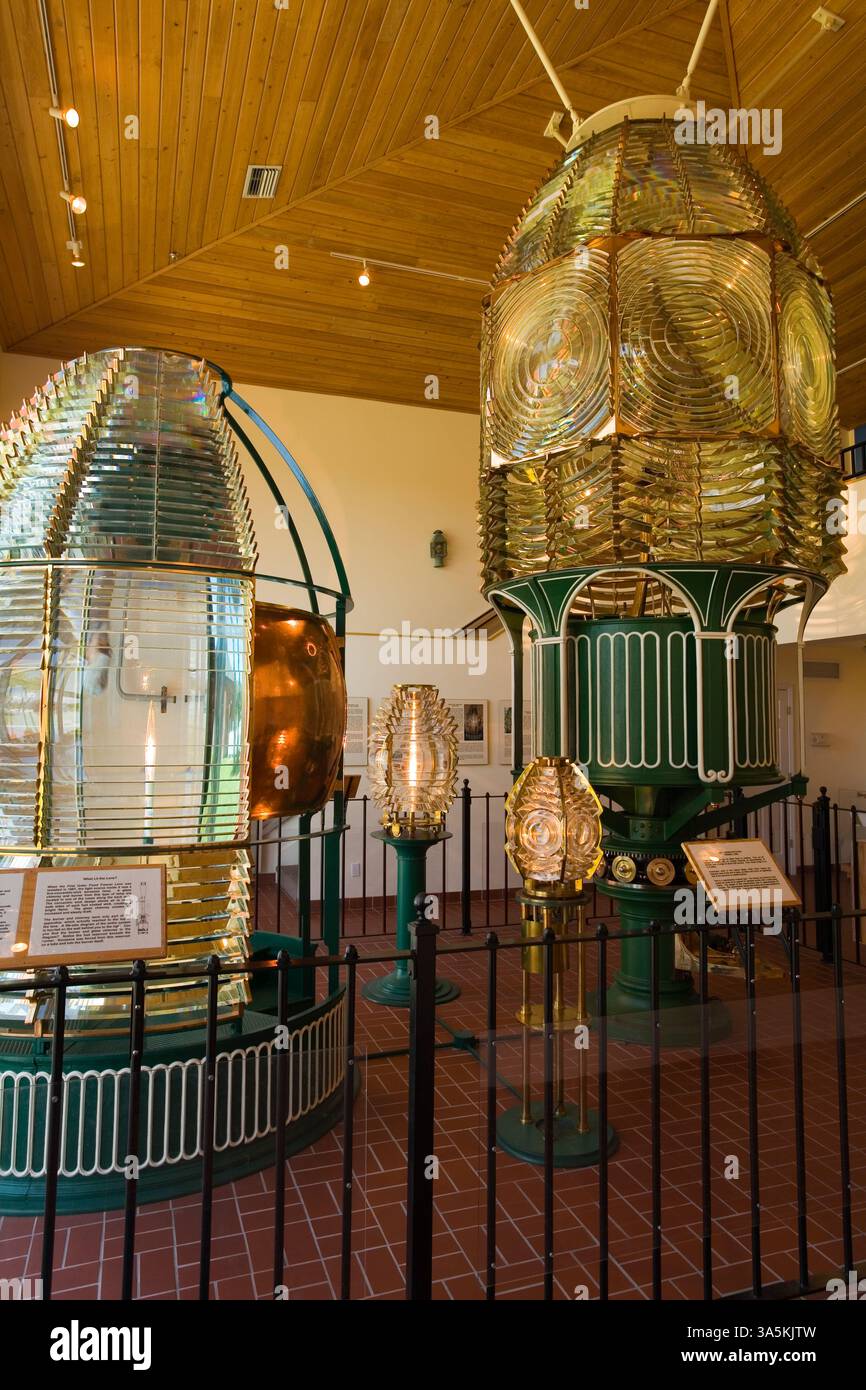 Lens Display, Ponce Inlet Lighthouse Museum, Daytona Beach, Florida ...
