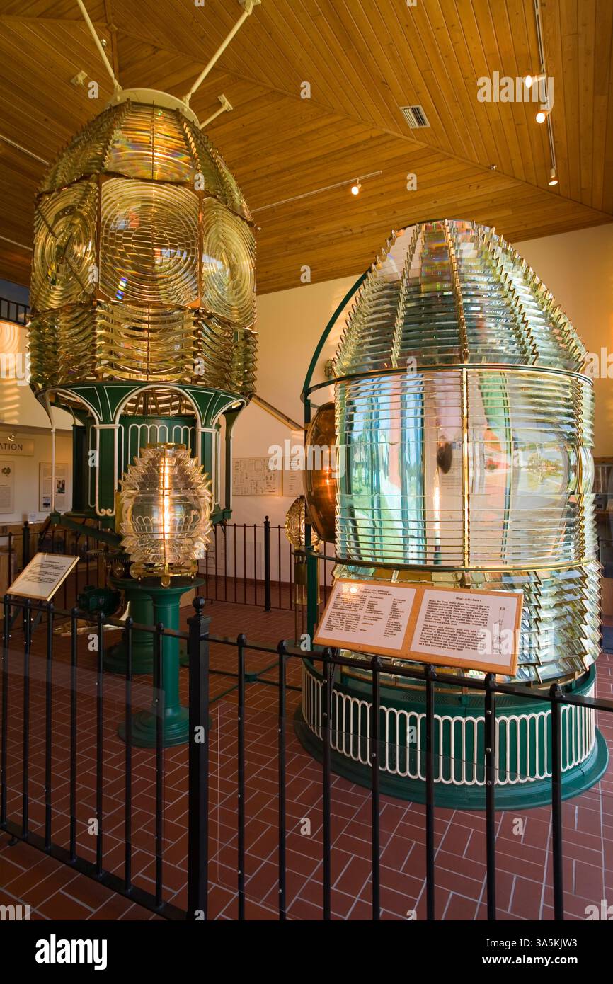 Lens Display, Ponce Inlet Lighthouse Museum, Daytona Beach, Florida ...