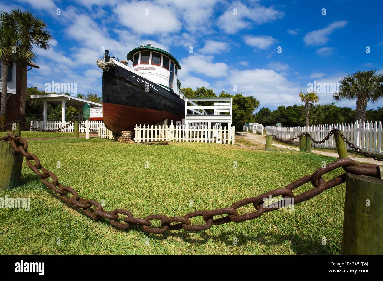 Tugboat "F.D. Russell" at Ponce Inlet Lighthouse, Daytona Beach ...