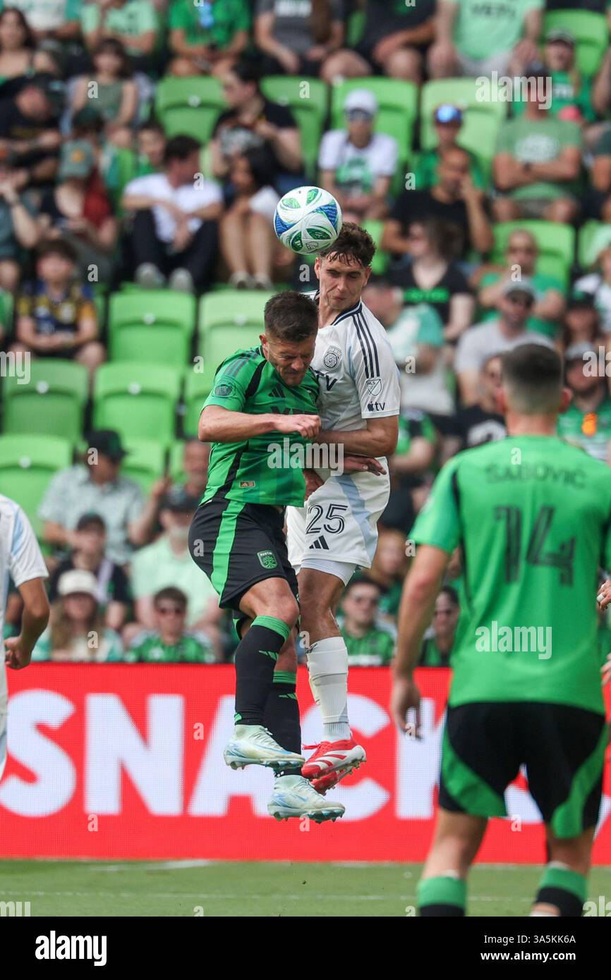 AUSTIN, TX - MARCH 23: San Diego FC defender Ian Pilcher (25) and ...