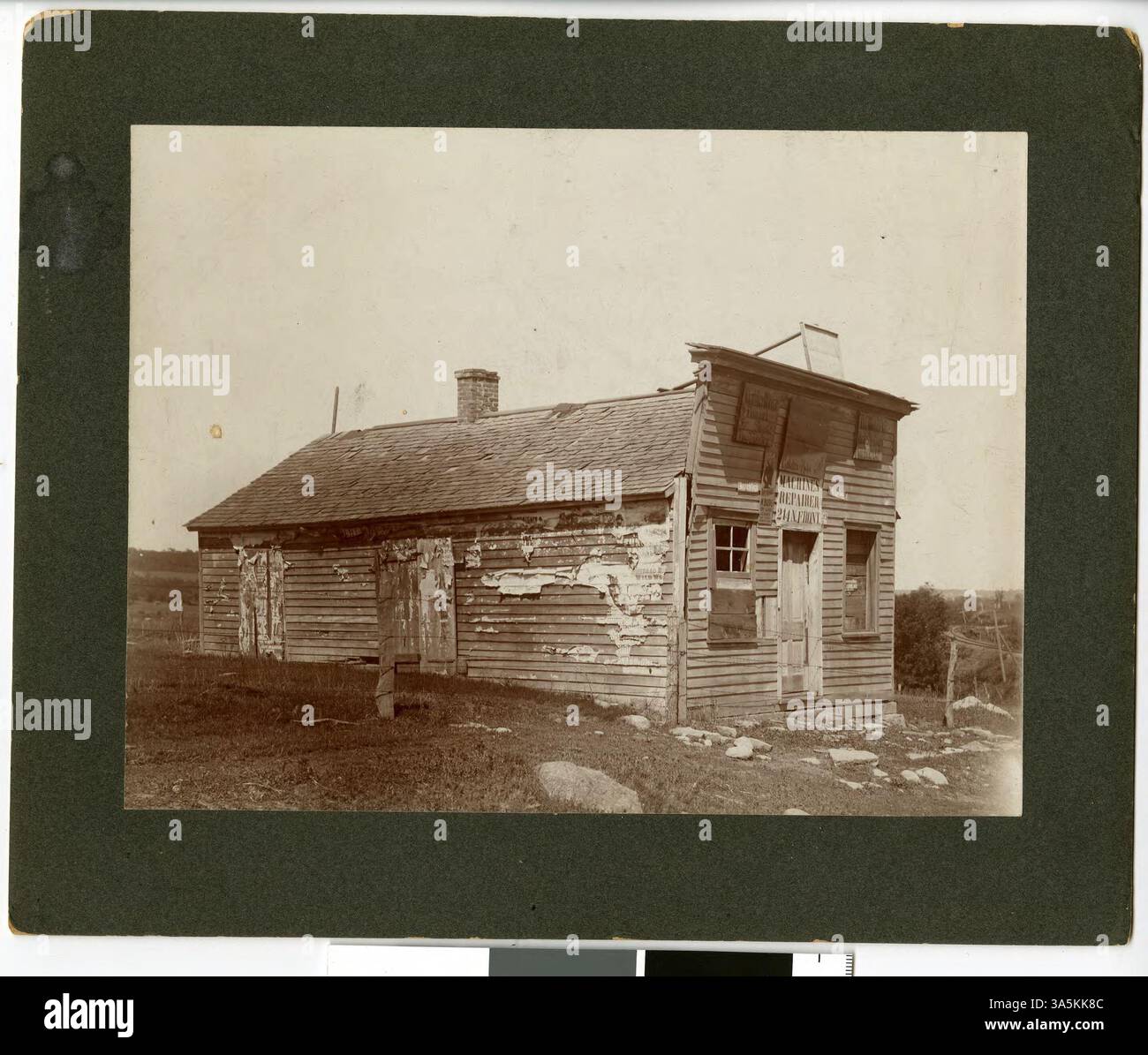 Exterior view of the former law office building of Daniel Buck in Blue ...