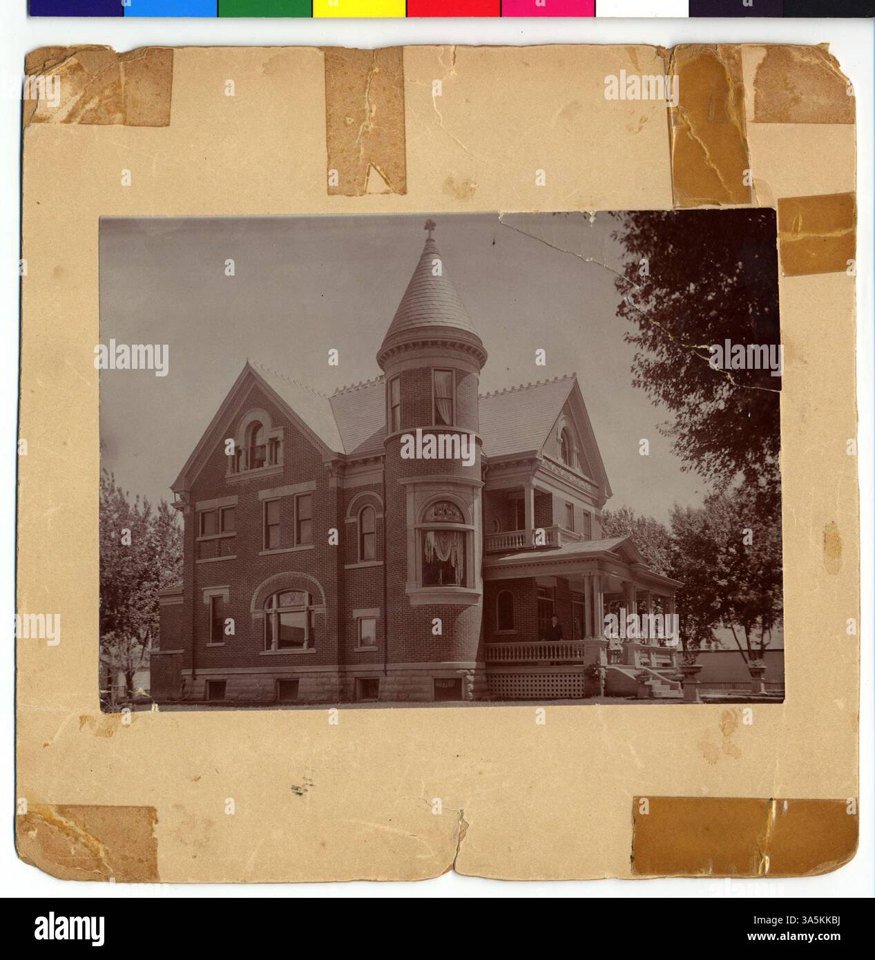 Exterior view of the Lucas Troendle residence in Mapleton, Minnesota ...