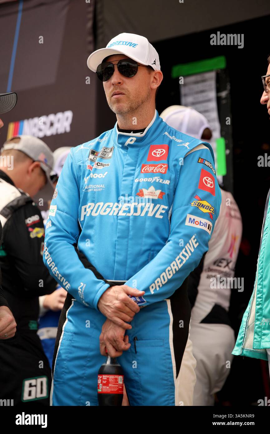 HOMESTEAD, FL - MARCH 23: Denny Hamlin (#11 Joe Gibbs Racing ...