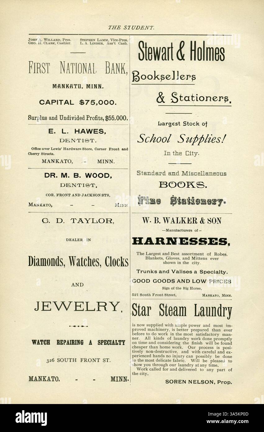This edition of The Student magazine from April 1890 includes a diverse ...