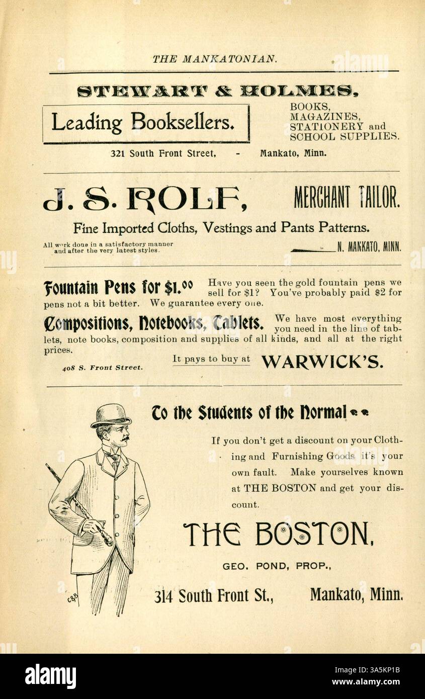 The mankatonian was a student published magazine from mankato st hi-res ...