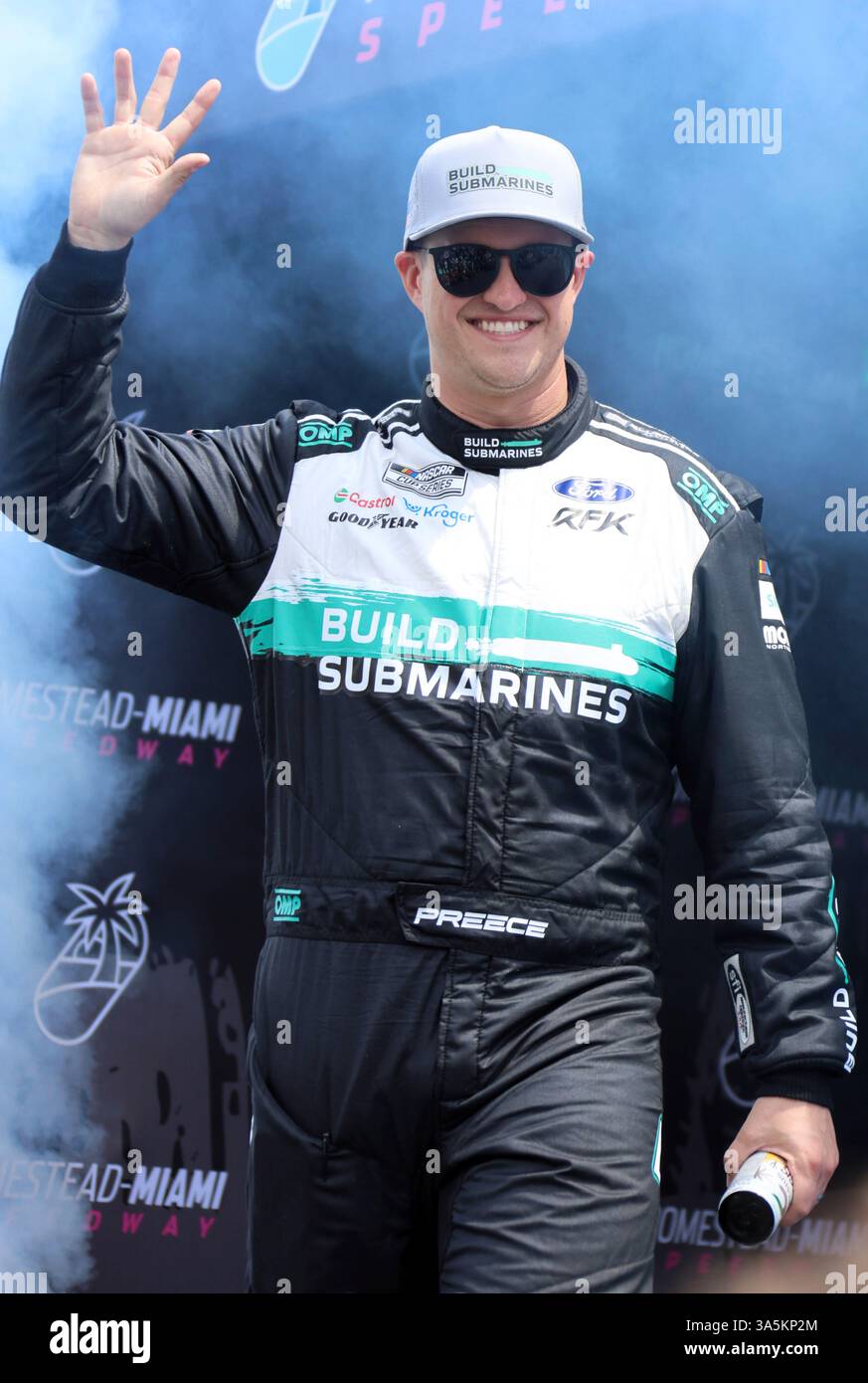 HOMESTEAD, FL - MARCH 23: Ryan Preece (#60 RFK Racing BuildSubmarines ...